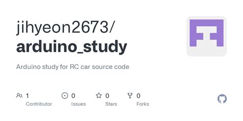 Github Jihyeon2673arduinostudy Arduino Study For Rc Car Source Code