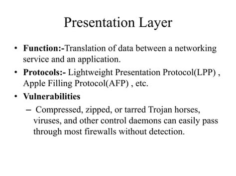 Network Protocols And Vulnerabilities Pptx