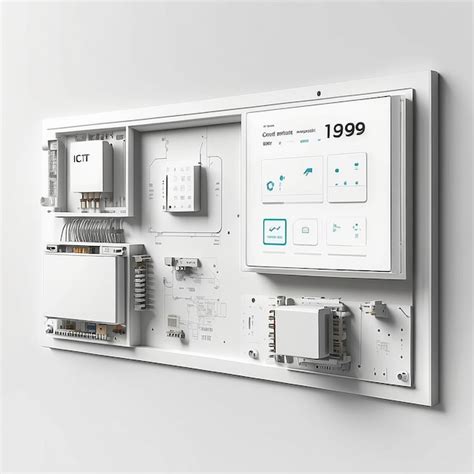 Premium Photo Iot Integrated Smart Home Control Panel Mockup