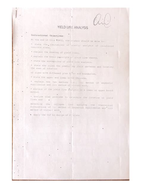 Yield Line Analysis Pdf Yield Line Analysis Pdf