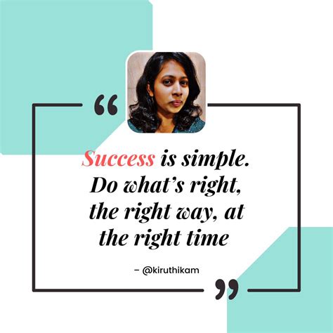 Kiruthika M On Linkedin Success Isnt About Complexity Its About Making The Right Choices At