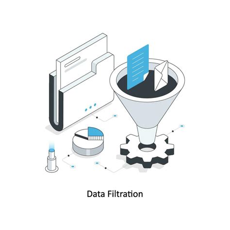 Data Filtration Isometric Stock Illustration Eps File 36346243 Vector