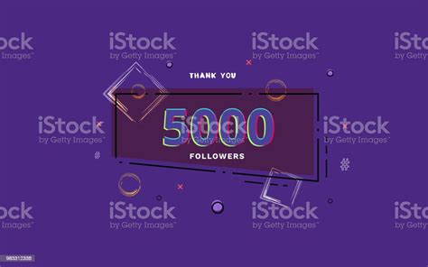 5 K 추종자 감사 합니다 게시물 소셜 미디어에 대 한 벡터 일러스트입니다 5에 대한 스톡 벡터 아트 및 기타 이미지 5 감사합니다 공유 개념 Istock
