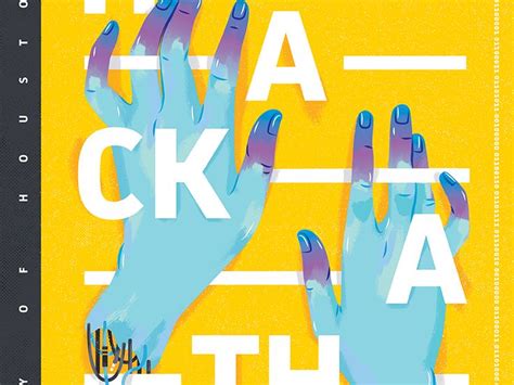 Houston Hackathon 2015 Event Poster Design Graphic Design Posters