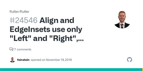 Align And Edgeinsets Use Only Left And Right Could Also Have Start And End · Issue