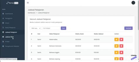 Source Code Sistem Informasi Manajemen Kelas Berbasis Web – PHP ID Blog