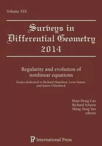 Regularity And Evolution Of Nonlinear Equations Essays Dedicated To