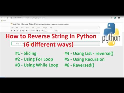 How To Reverse A String In Python Using Reversed Python Slicing