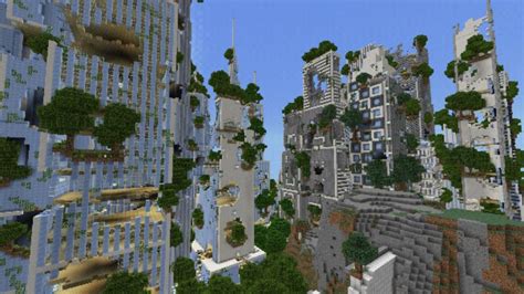 Скачать Карты на Заброшенный Город для Майнкрафт на Aндроид Карта Заброшенный Город