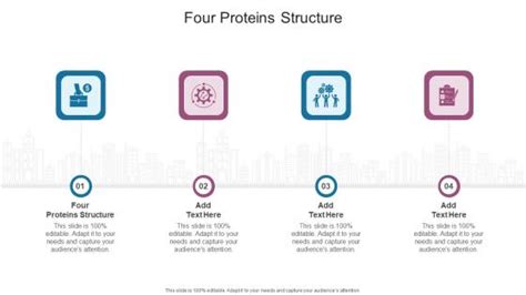 Four Proteins Structure Powerpoint Templates Slides And Graphics