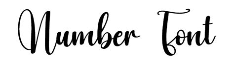 Number Font Dafont Style