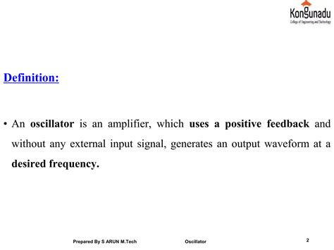 oscillator pptx