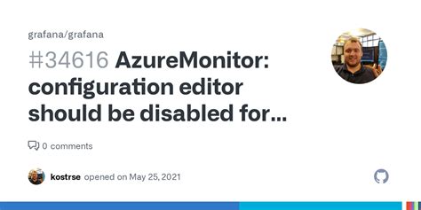 Azuremonitor Configuration Editor Should Be Disabled For Readonly
