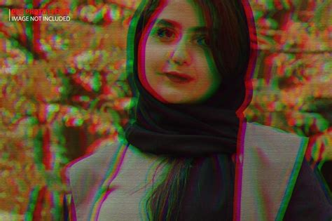 Premium PSD Rgb Split Double Colour Photo Effect