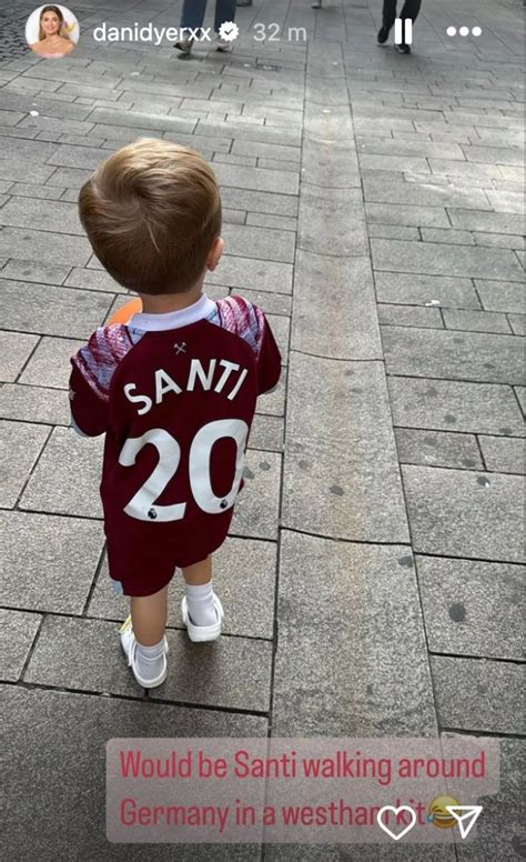 Dani Dyer Shares Hilarious Picture Of Her Son Who Snubs England Kit In