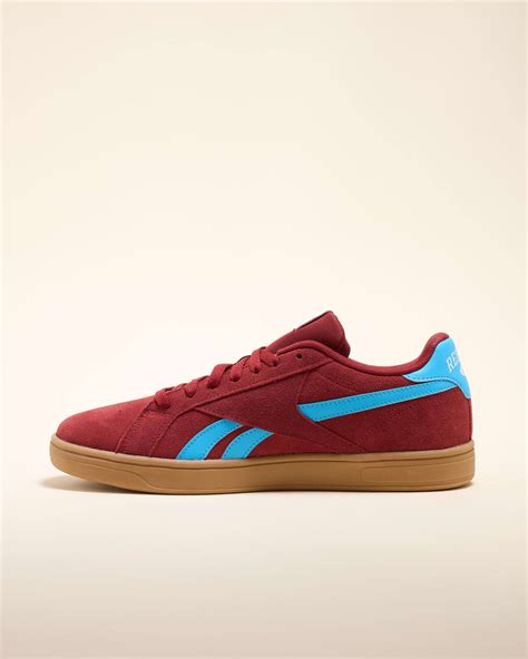 Shop Reebok Womens Court Retro Shoes In Retroredfuturecyanchalk
