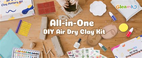 Air Dry Clay For Adults Pottery Kit For Beginner Air Dry