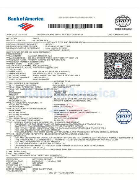 Baba Jaana Contracting And Trading Wll Swift Copies Black Screen And
