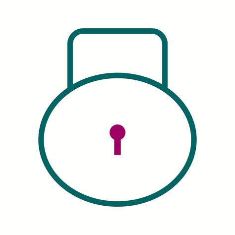 Beautiful Security Lock Vector Line Icon 16965356 Vector Art At Vecteezy