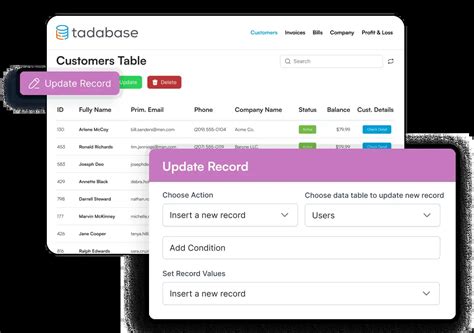 Create Customize Connect Essential Components Tadabase