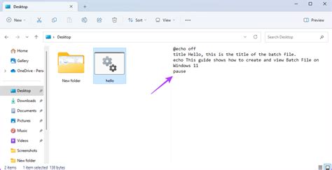 How To Create And Open Batch Bat Files On Windows 11 Guiding Tech