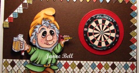 Colours N Cards Dart Theme Birthday Card