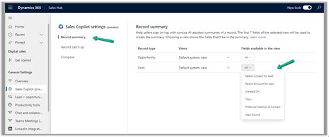 Leads Opportunity Summary With Sales Copilot Dynamics