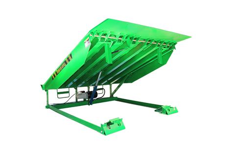 Industrial Truck Dock Leveler Hydraulic Leveler Push Button Operating