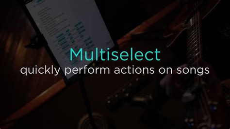 Perform Actions On Multiple Songs With Multiselect Youtube