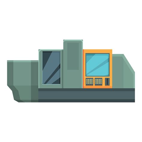 Factory Cnc Icon Cartoon Vector Machine Industry Vector Art At Vecteezy