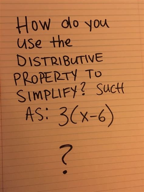 Solved How Do You Use The Distributive Property To Simplify