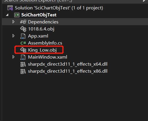 How Does Scichart Add Obj Files To 3d Interface Stack Overflow