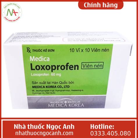 Thuốc Medica Loxoprofen Tablet Giá Bao Nhiêu Mua ở đâu