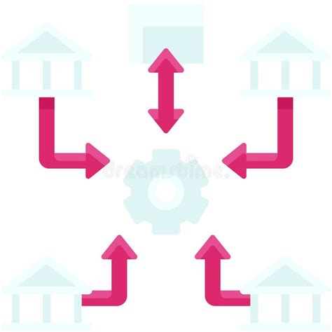 Centralized Ledger Icon Blockchain Related Vector Illustration Stock Vector Illustration Of