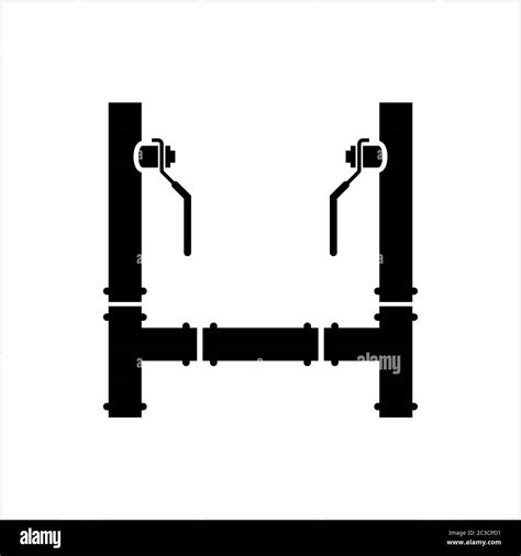 Pipe Icon Pipe Fitting Icon Vector Art Illustration Stock Vector Image