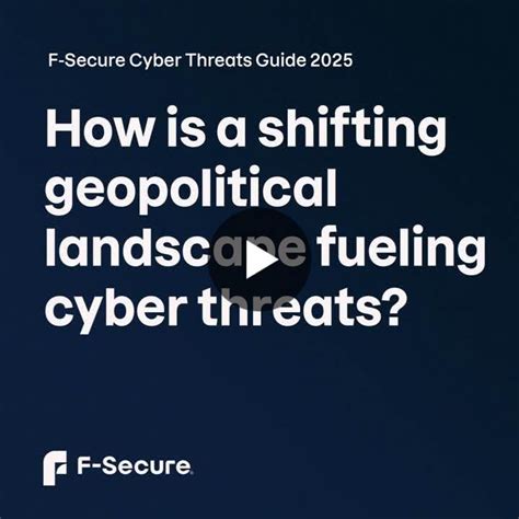 Cybersecurity Threatreport Fsecure Scams Geopolitics Cybercrime F Secure Corporation
