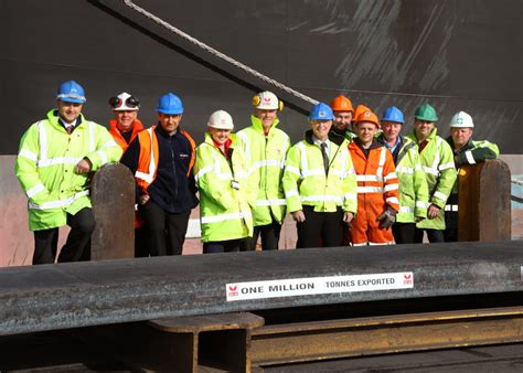 SSI UK Ships Millionth Tonne Through Teesport PD Ports