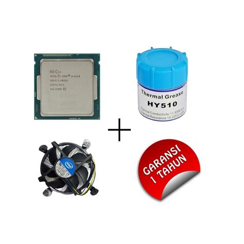 Intel Core I3 4160 Socket 1150 Processor Fan Thermalpaste Shopee Malaysia