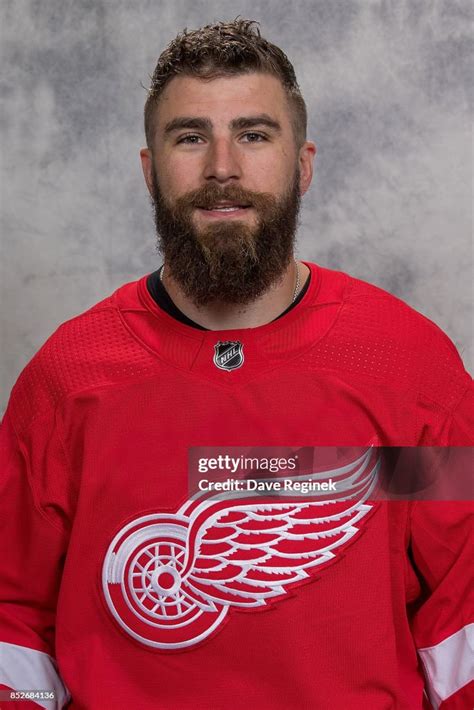 Luke Witkowski Of The Detroit Red Wings Has His Official Nhl Head