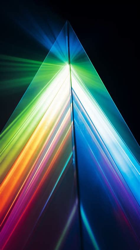 Spectral Pyramid A Symphony Of Light Stock Illustration Illustration