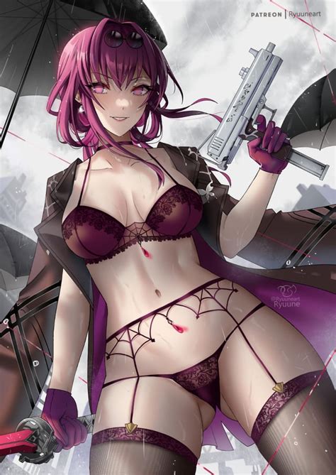 kafka mesmerizing in the rainy weather ryuuneart [honkai series