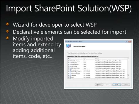 PPT - Visual Studio 2010 SharePoint Development Tools Overview PowerPoint Presentation - ID:992954