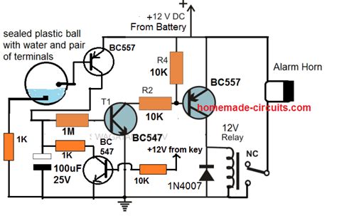 Tilt Sensor Switch Circuit Homemade Circuit Projects