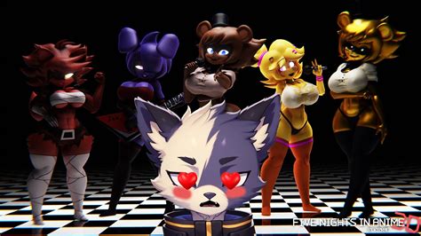 Five Nights In Anime 3d All Five Nights Completed Youtube