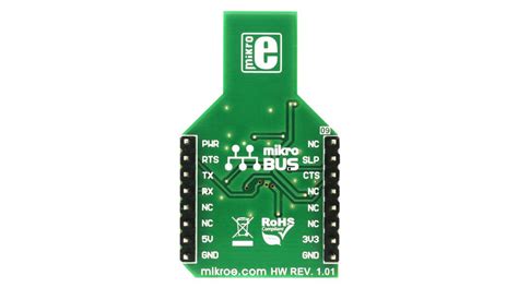 Mikroe 2810 Mikroelektronika Usb Uart 4 Click Usb To Uart Interface Converter Module 5v