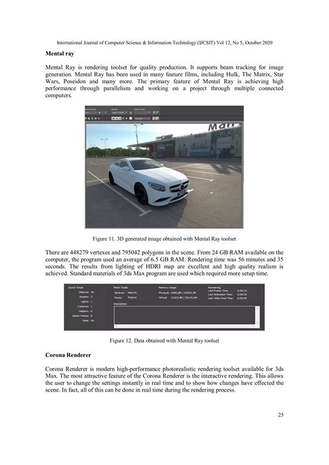 comparison of rendering processes on 3d model pdf