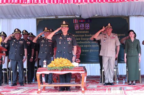 សម្ពោធអគារទីបញ្ជាការ អគារស្នាក់នៅ និងសមិទ្ធផលនានាដែលជាអំណោយដ៏ថ្លៃថ្លា សម្តេចអគ្គមហាសេនាបតីតេជោ