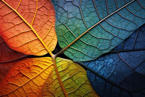 Background Texture Leaf Structure In Macro Photography Stock