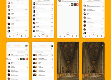 User Friendly Messenger App UI Kit GraphicsBunker