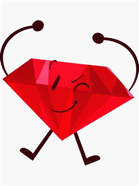Ruby Sticker For Sale By Lighttbulbb Redbubble